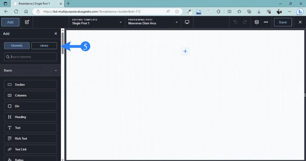 How To Import Back-End Page - BD Library Awesome